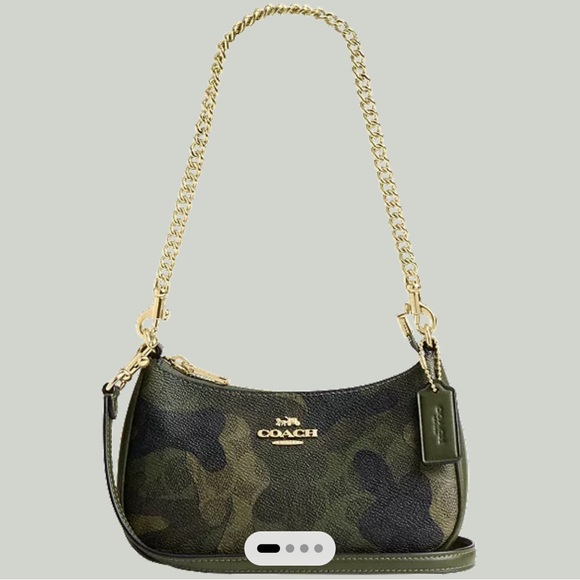 Coach | Bags | Coach Teri Mini Crossbody Bag In Signature Camo Print ...